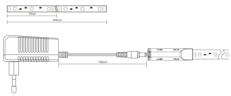 GLOBO LED BAND 39016 Dekorativní svítidlo