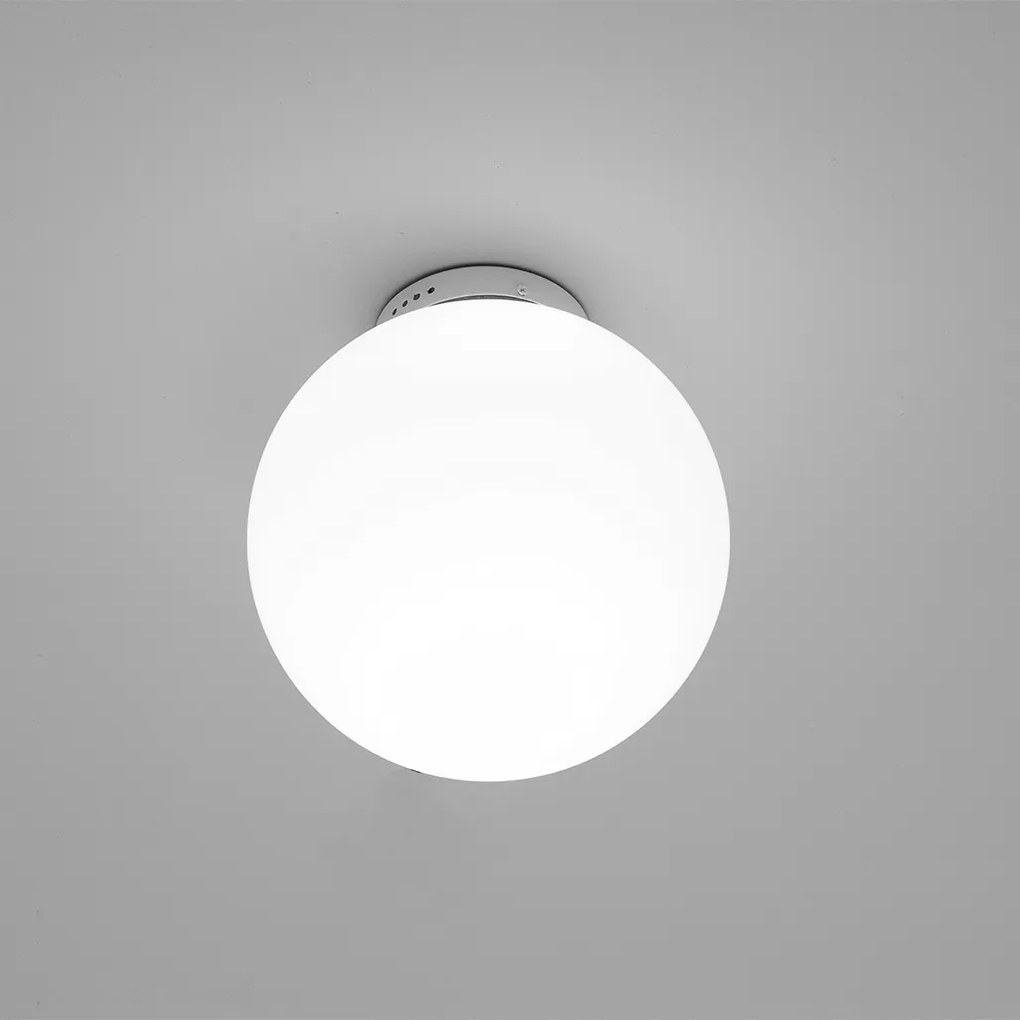 Kulaté skleněné stropní svítidlo Moon Ceiling 1 Barva: Bílá, Průměr: 400 mm