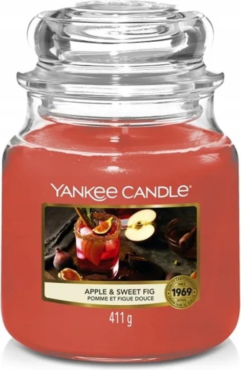 Yankee Candle Apple & Sweet Fig Sklenička Střední 4