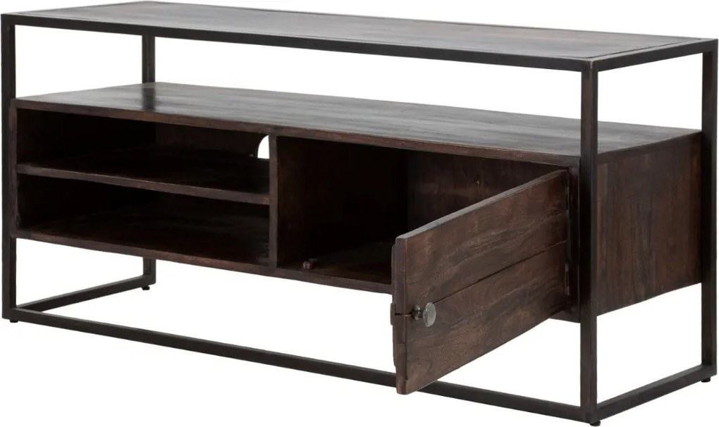 Designový TV stolek Yashpal 120 cm hnědý