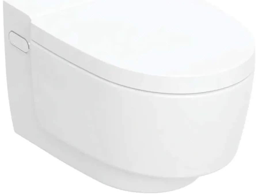 Geberit AquaClean - Elektronický bidet Mera Comfort s keramikou, závěsný, TurboFlush, SoftClosing, KeraTect, bílá 146.210.11.1