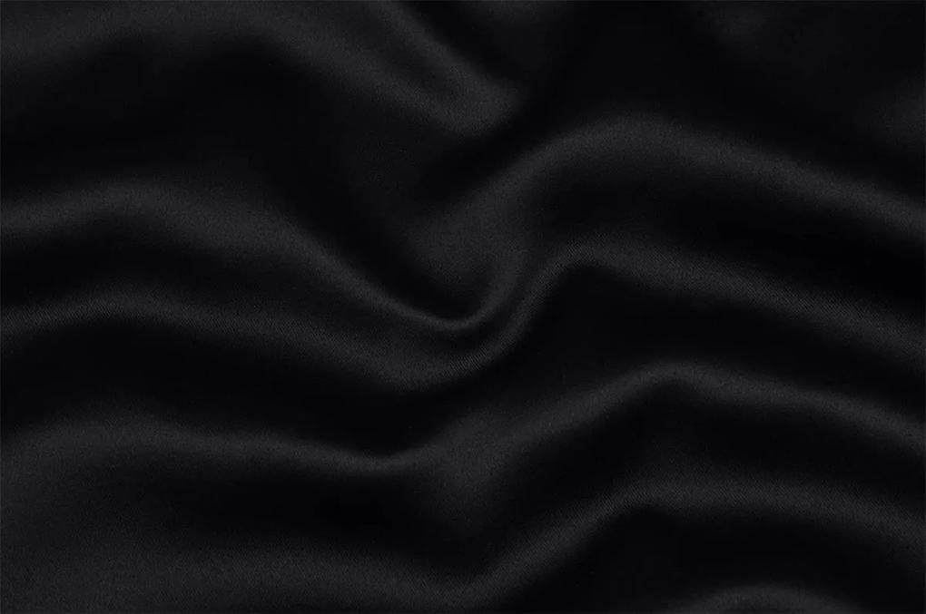 Dekorační závěs "BLACKOUT" zatemňující s kroužky NOTTINO (cena za 1 kus) 135x250 cm, černá, France