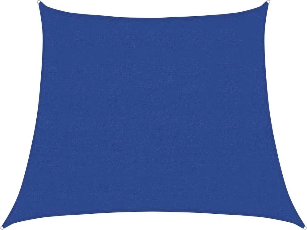Stínicí plachta 160 g/m² lichoběžník modrá 3/4 x 3 m HDPE 311544