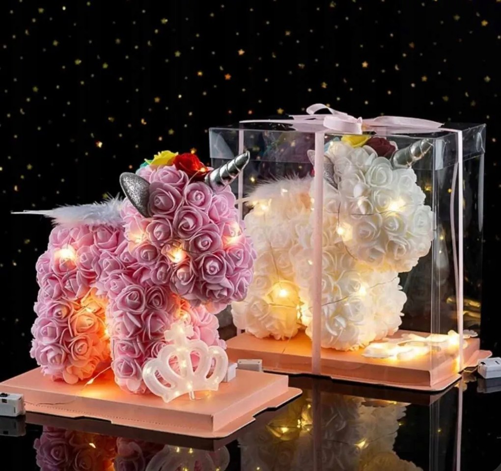 Jednorožec Z Pěnových Růží Dárek na Valentýna – Ideální jako dárek