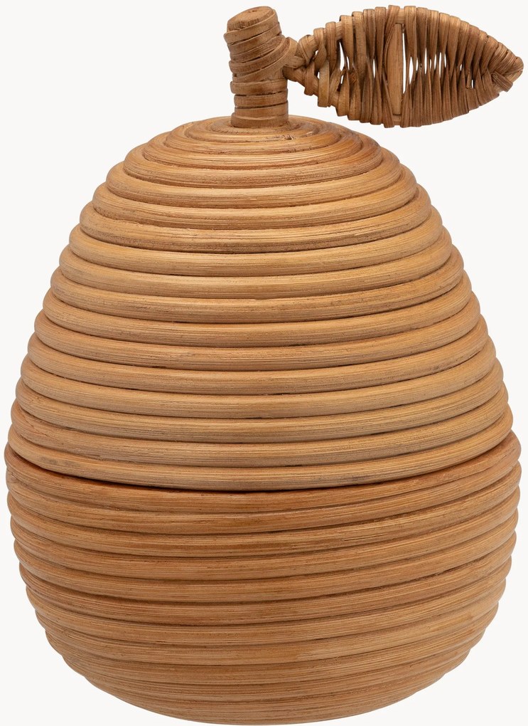 Ručně vyrobená úložná krabice's víčkem Pear