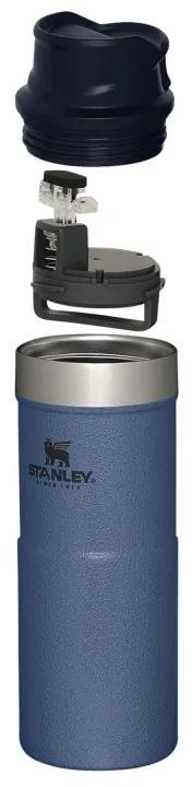 STANLEY Classic termohrnek do jedné ruky Hammertone Lake modrá, 350 ml