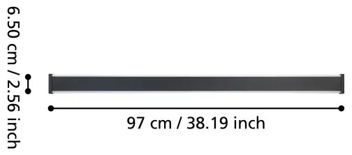Eglo 900678 - LED Venkovní nástěnné svítidlo NEVIANO 2xLED/11W/230V 3000K IP55