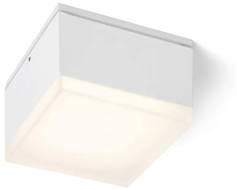 RENDL R13628 ORIN LED venkovní světlo, stropní IP54 bílá satinovaný akryl