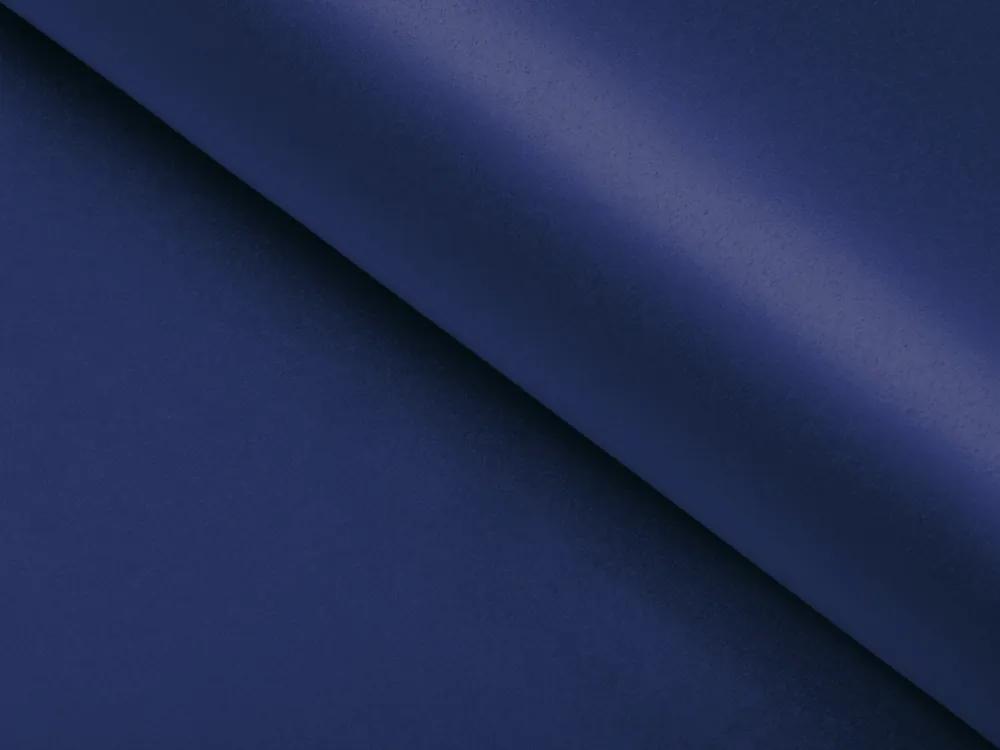 Biante Saténový běhoun na stůl polyesterový Satén LUX-L039 Námořnická modrá 35x180 cm