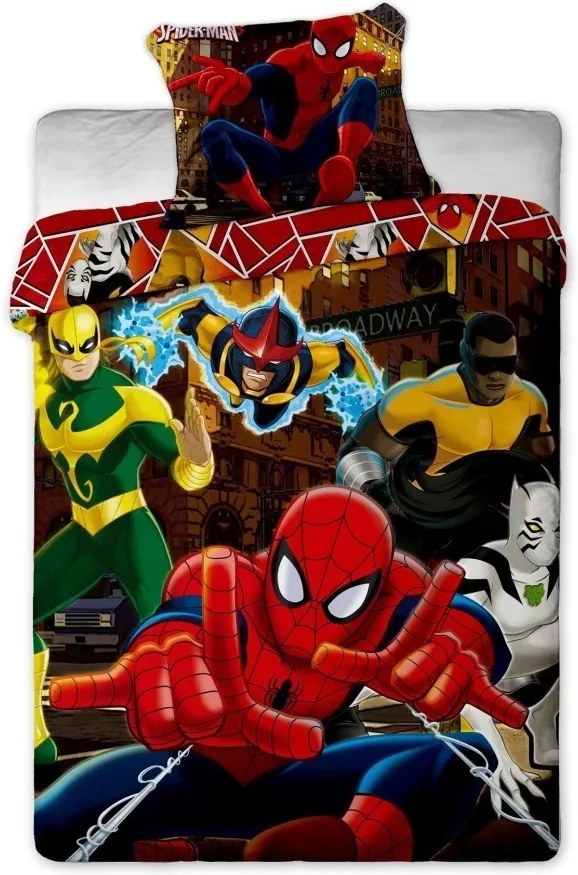 Jerry Fabrics Bavlněné povlečení Spiderman Hero