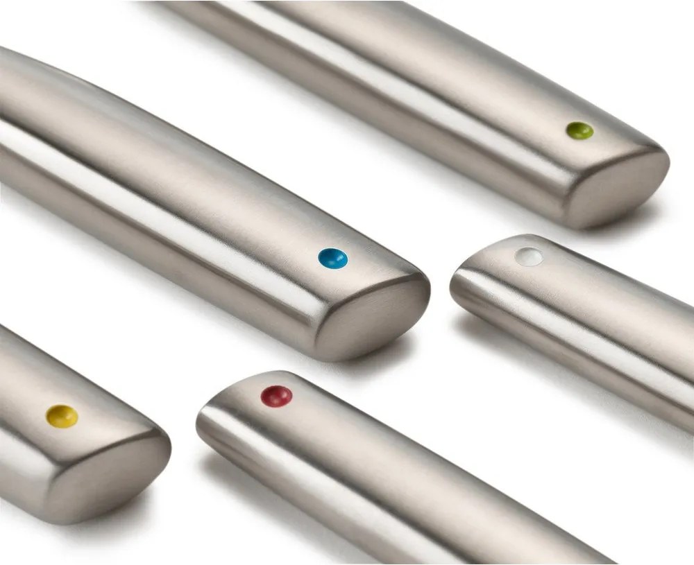 Sada nožů s rotačním stojanem 5 ks z nerezové oceli Elevate Steel – Joseph Joseph