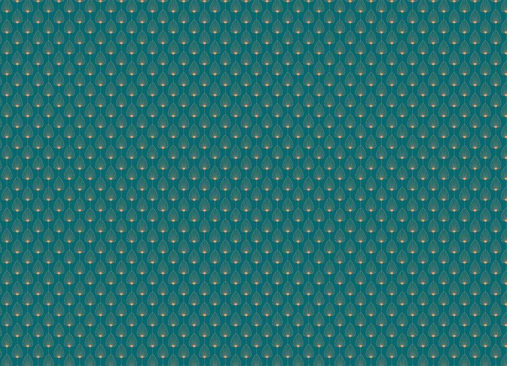 Malvis ® Vzorovaná Tapeta floraní Vel. (šířka x výška): 144 x 105 cm