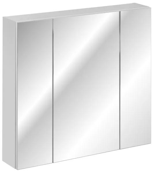 MAXIVA Závěsná skříňka se zrcadlem - HAVANA 84-80, šířka 80 cm, bílá