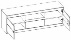 Extom TV stolek SUMMER 52 (san remo)