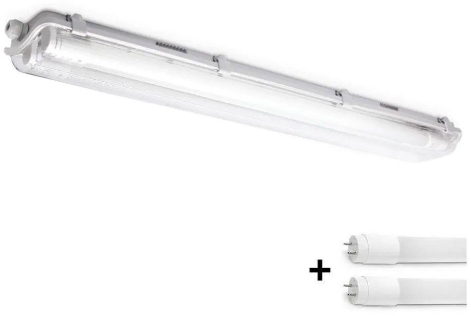 Brilagi -LED Tech. zářivkové svítidlo OPTIMA T8 2xG13/9W/230V 4000K IP65 67,5 cm