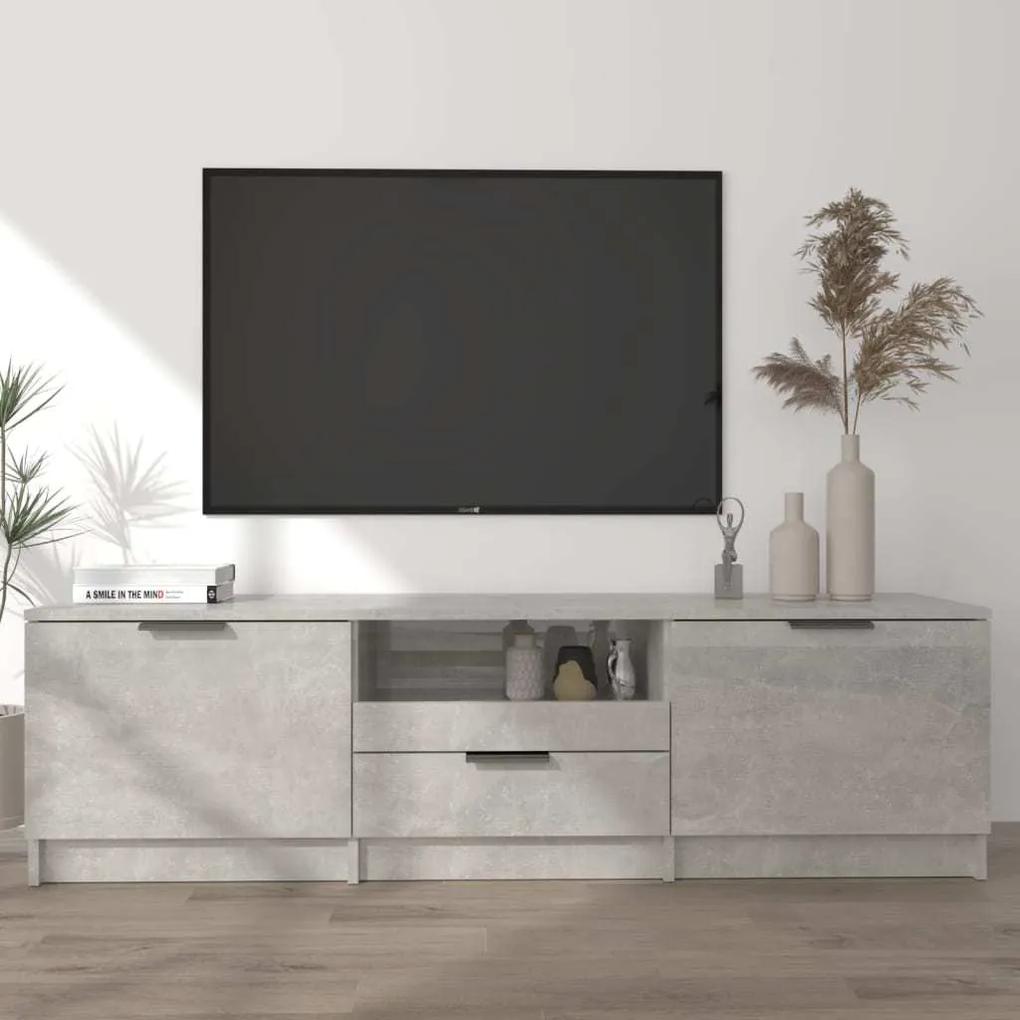 vidaXL TV skříňka 140 x 35 x 40 cm kompozitní dřevo [811452] Barva: hnědý dub