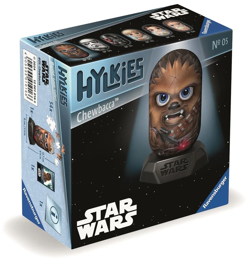 3d puzzle ravensburger 120010166 hylkies star wars: chewbacca