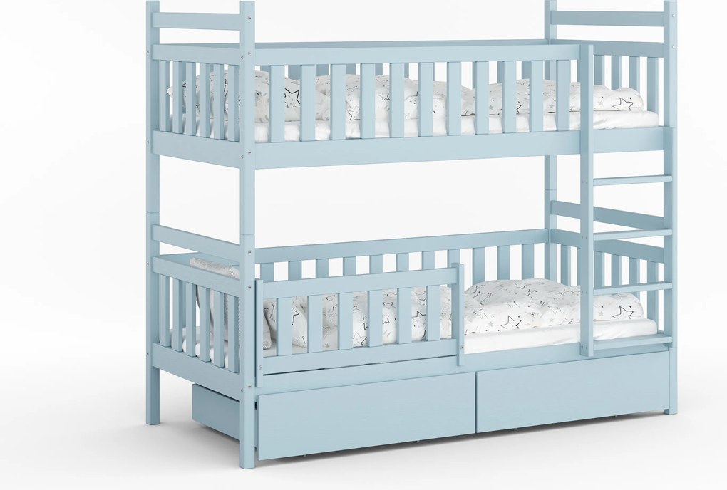 Rkids | Patrová postel Rino 80x200 Modrá
