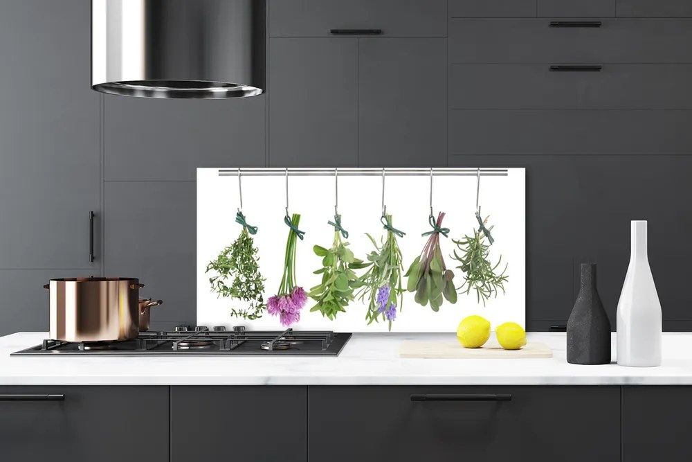 Skleněné obklady do kuchyně Plátky Rostlina Kuchyně 120x60 cm