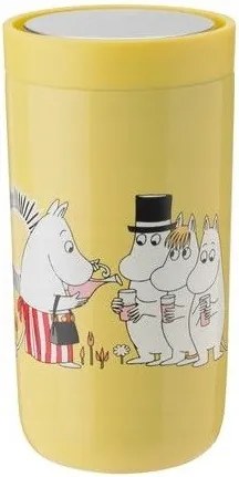 Termohrnek Lemonade Mumínci To-Go, žlutý, 200 ml, Stelton