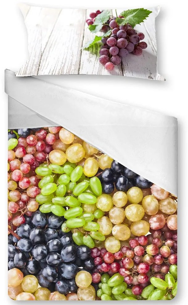 3D italské povlečení 100% bavlna Grapes - 140x200 / 70x90 cm