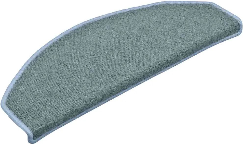 Schodové rohože 30 ks 65 x 24 x 4 cm mořská modrá půlkulaté velké 3365758