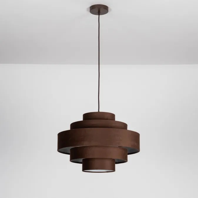 Závěsné svítidlo Madeira X Coffe Satin Brown