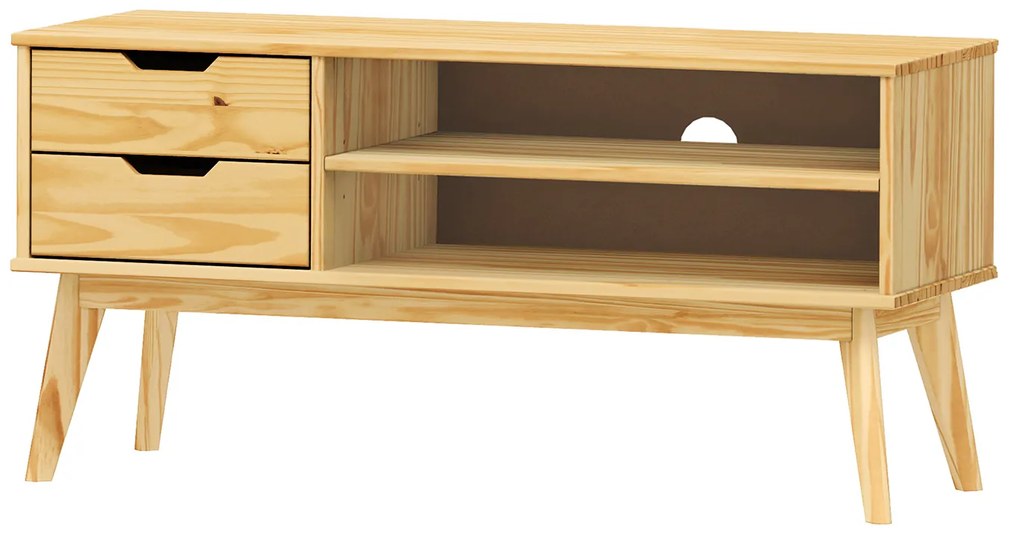 Idea TV stolek BONITO - 2 zásuvky Provedení: Bezbarvý lak
