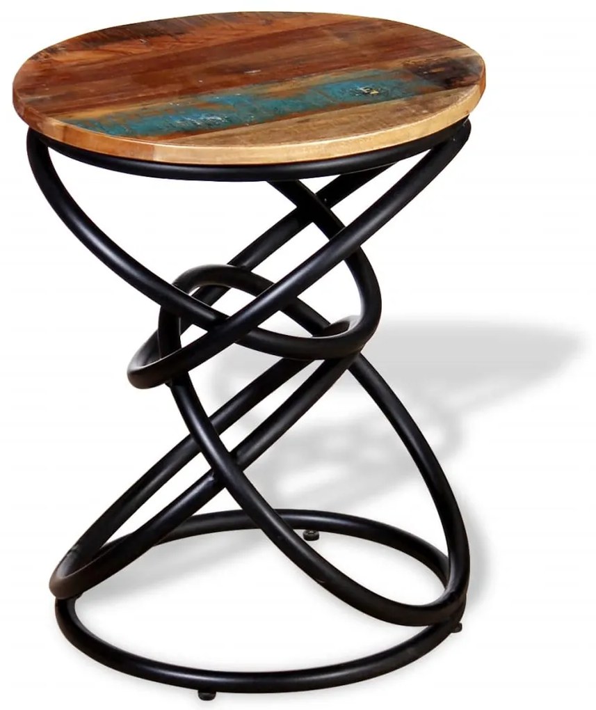 244231 vidaXL Odkládací stolek z masivního recyklovaného dřeva