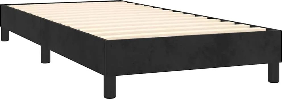 Rám postele s boxspringem černá 80x200 cm samet 3120738