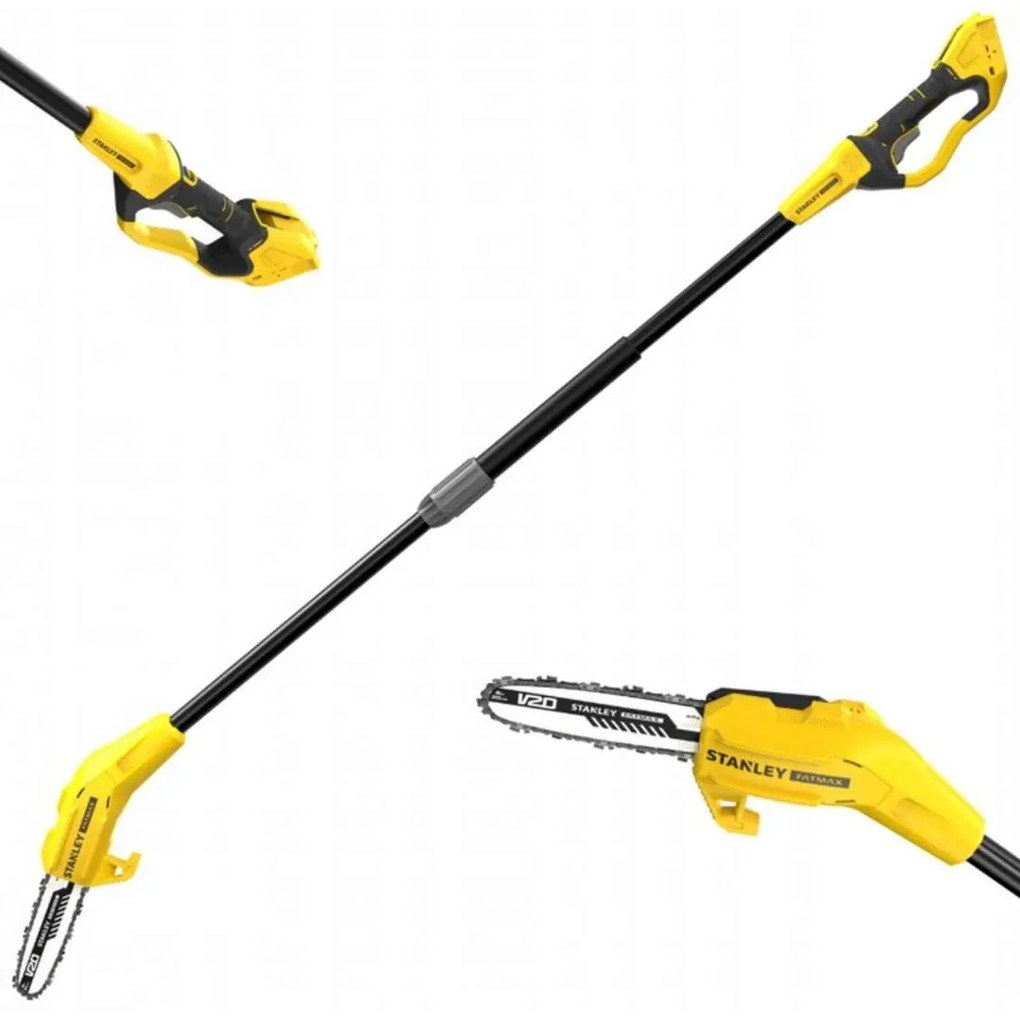 Stanley - 18V AKU prořezávací řetězová pila 20 cm, bez baterie a nabíječky SFMCPS620B-XJ