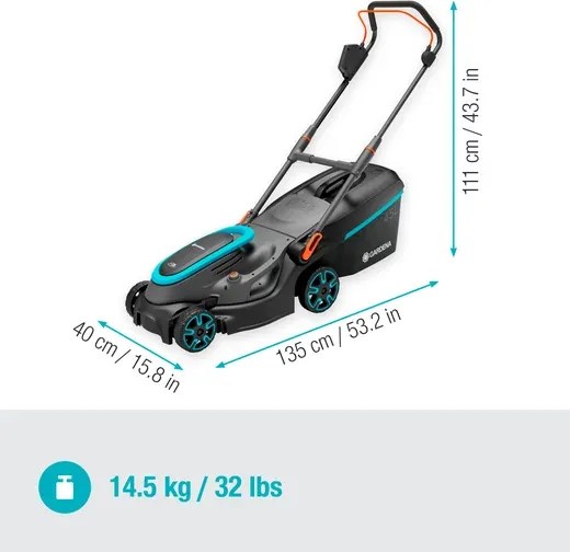 © 2024 - 2025 GARDENA Akumulátorová sekačka PowerMax 37/36V P4A bez akumulátoru