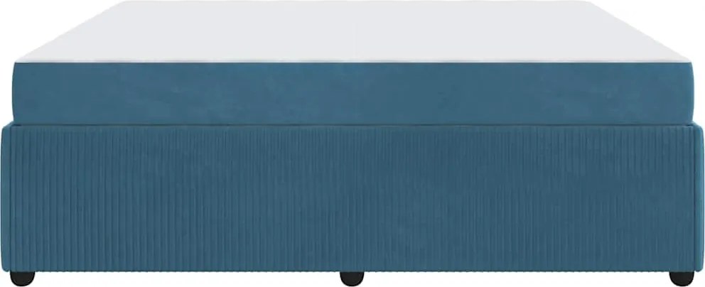 Rám postele Modrá 180 x 200 cm textil 3398429