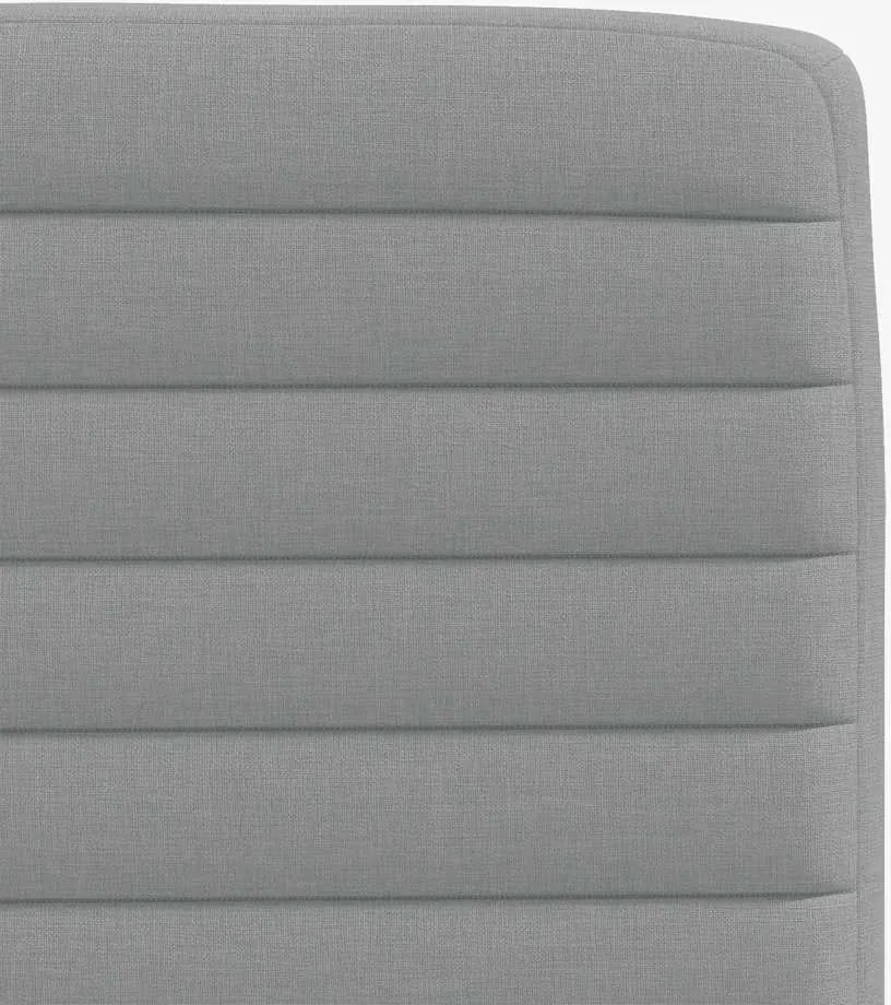 Jídelní židle 4 ks světle šedé textil 3315274
