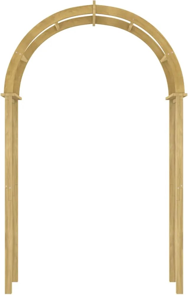 Zahradní oblouk 141x97x243 cm impregnované masivní borové dřevo 318419