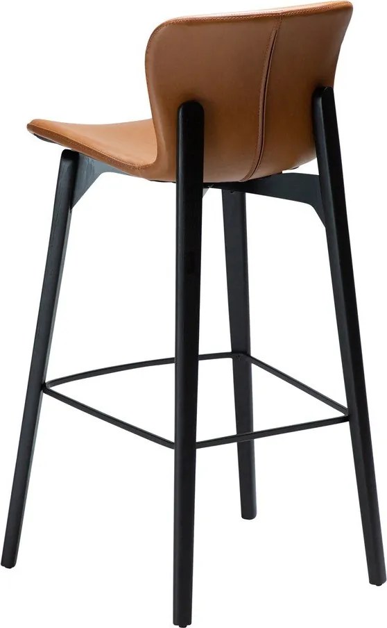 Hnědá barová židle (výška sedáku 78 cm) Paragon – DAN-FORM Denmark
