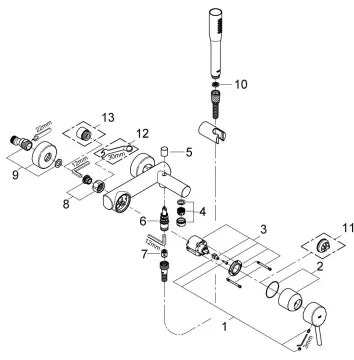 GROHE 32212001 - Vanová baterie CONCETTO lesklý chrom