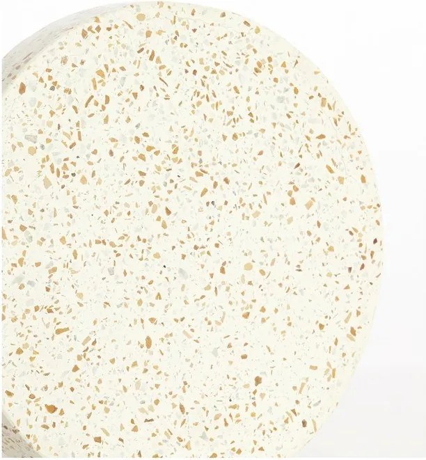 Terrazzo kulatý odkládací stolek ø 32 cm Sella – Light & Living
