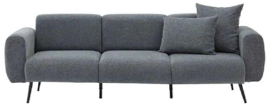 Hanah Home Třímístná pohovka SIDE šedá 235 cm
