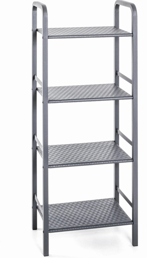XXXLutz REGÁL, šedá, ocel, 40/108/28 cm Carryhome - Knihovny - 001931067904