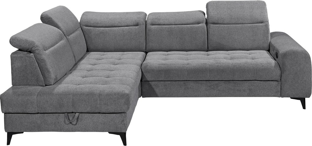 XXXLutz ROHOVÁ SEDAČKA, textil, antracitová MID.YOU - Sedací soupravy - 002220042304
