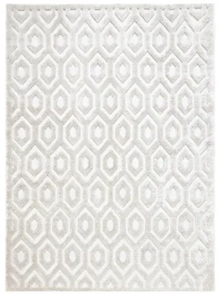 koberec SANTO SISAL 58380 šestiúhelník béžový velikost 140x190 cm | krásné koberce cz