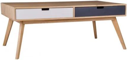 Konferenční stolek barevný  MILANO se 4 zásuvkami House Nordic 2104940000