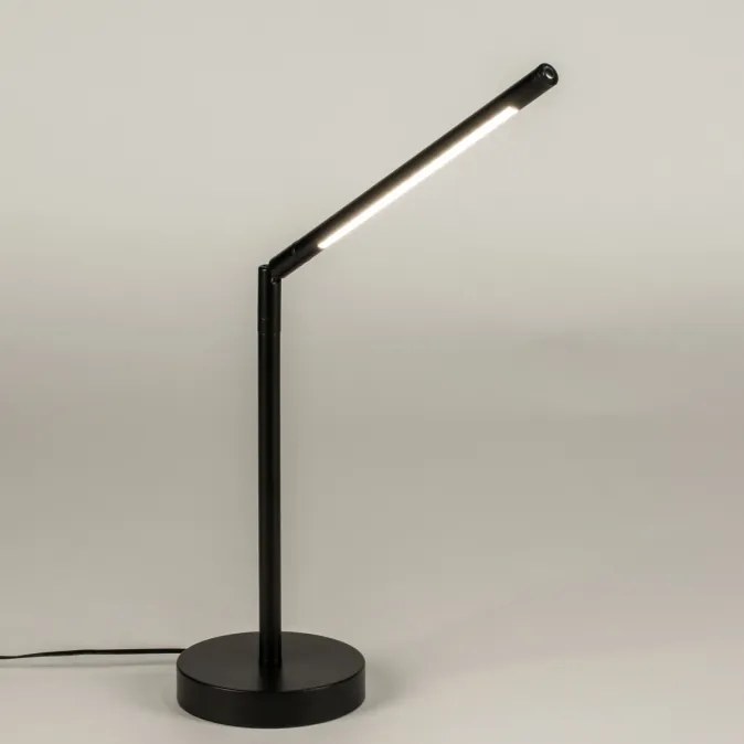 Stolní minimalistická LED lampa Cascade Black