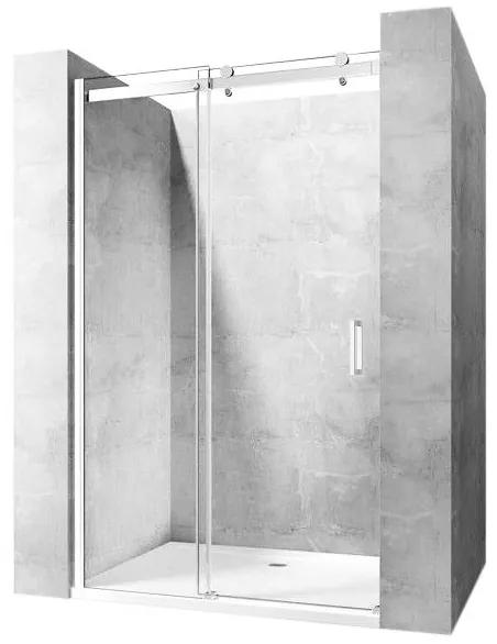Rea - NIXON posuvné sprchové dveře, levé, chrom, 120 x 190 cm, REA-K5002