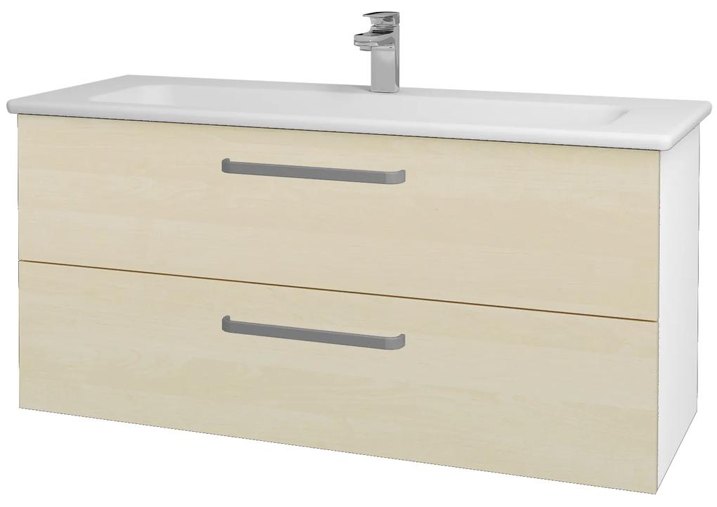 Dřevojas Koupelnová skříň GIO SZZ2 120 Varianta: D01 Beton / Úchytka T02 / D01 Beton