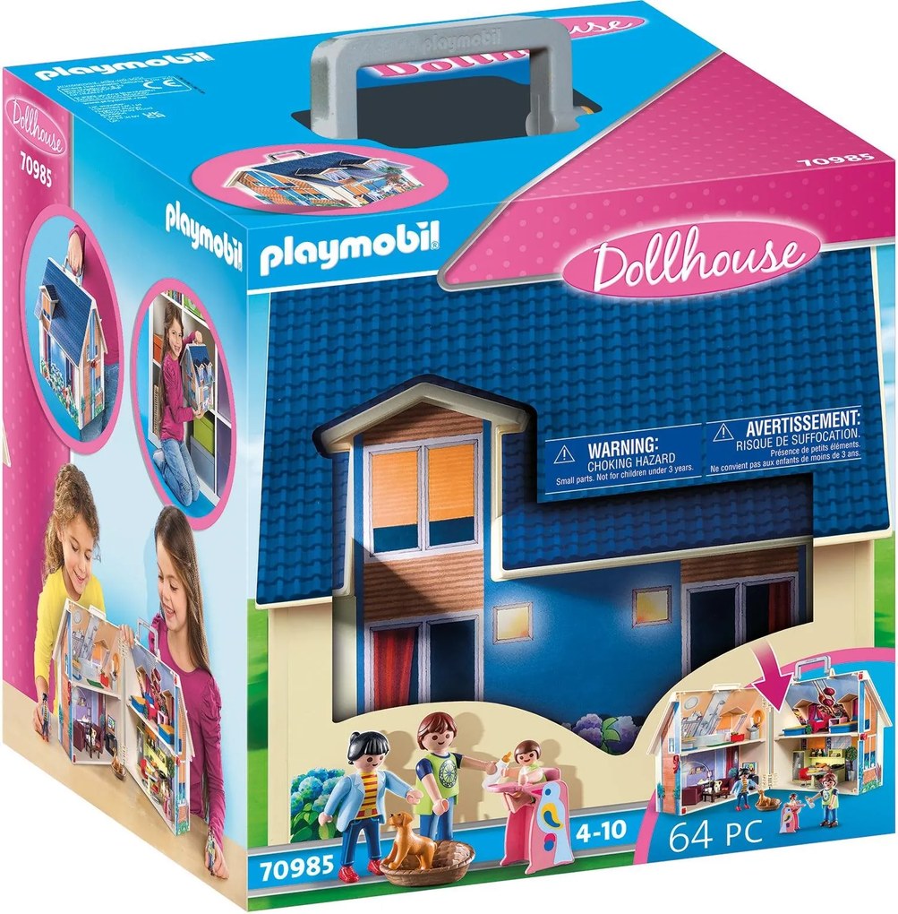 Stavebnice playmobil 70985 přenosný dům pro panenky
