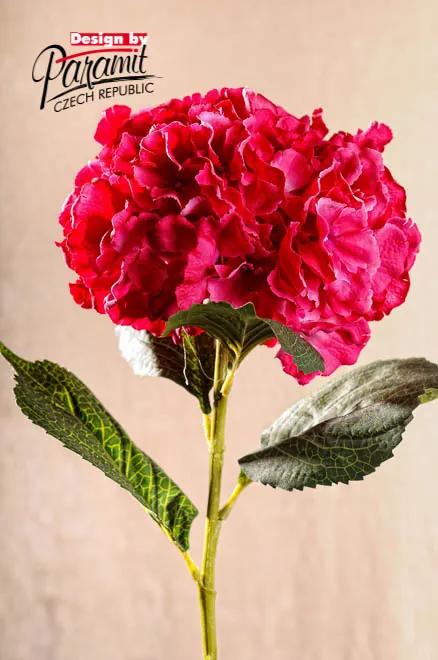 Paramit Aranžovací květina hortenzie sytě růžová 82 cm
