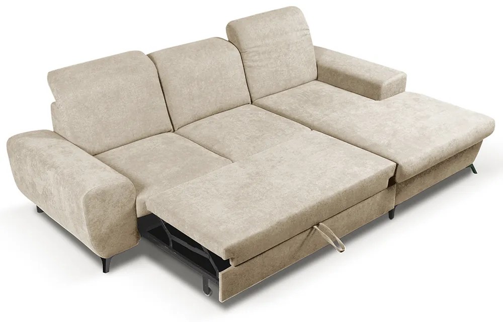 Sedací souprava ALTA | 279x172 cm | rozkládací + úložný prostor + 3x polštářek | VÝBĚR LÁTEK