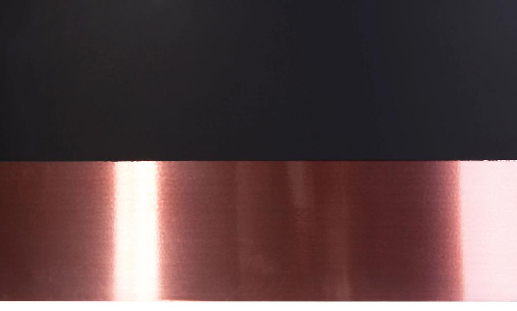 Závěsná lampa černá-měď PARINA  Beliani